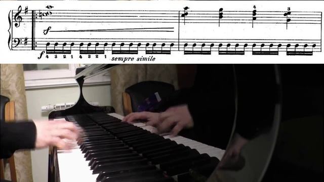 Калькбреннер  (1784 - 1849) - Этюд op.126 №9 (повторяющиеся ноты)