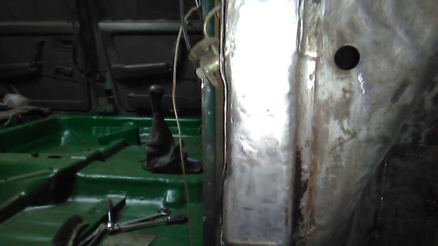 Ремонт передней стойки двери ВАЗ 2109.