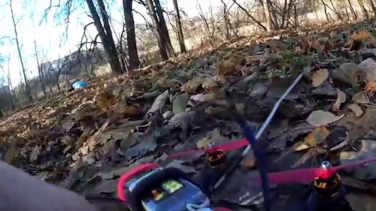 RC ZMR250 речка падения лес