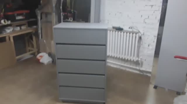 Комод без ручек из ЛДСП Egger Серый пыльный | 1190 х 700 х 400