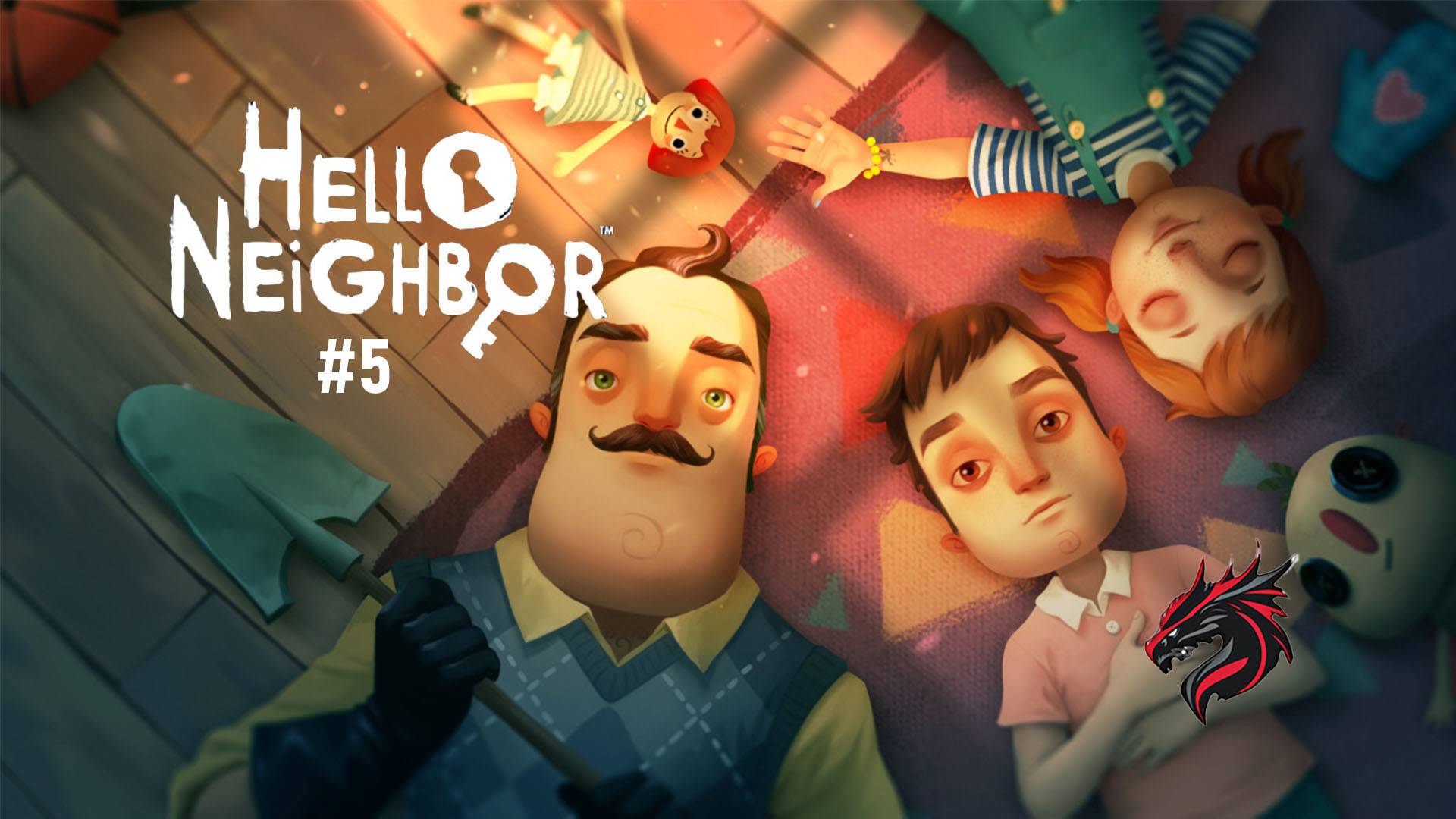 Прохождение игры Hello Neighbor | Забагованный  сосед или тьма близко? №5