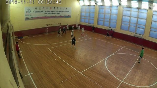 Гол Григория Слепцова (Северо-Восток) в ворота Автомобилиста