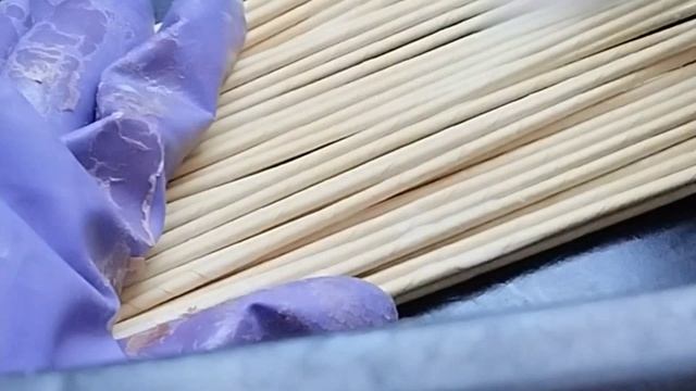 Процессы создания салфетки. Просто видео.