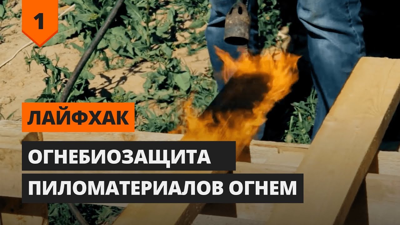 Как защитить древесину от огня и гниения без химии