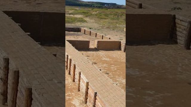 Аркаим город бронзового века на юге Челябинской области.