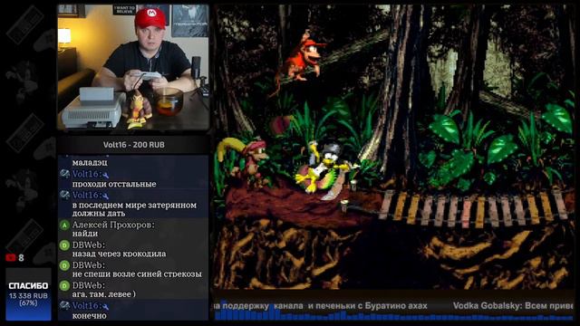 🕹️ Donkey Kong Country 2 / Diddy’s Kong Quest на Super Nintendo / Стрим #5