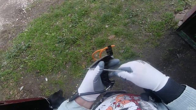 Рогатка для стрельбы по рыбе, испытание