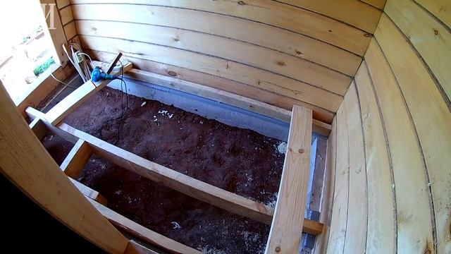 Полы в предбаннике