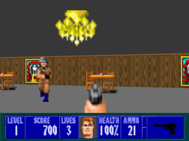 Прохождение Wolfenstein 3D Эпизод 1 Побег из Wolfenstein Тюрьма #1