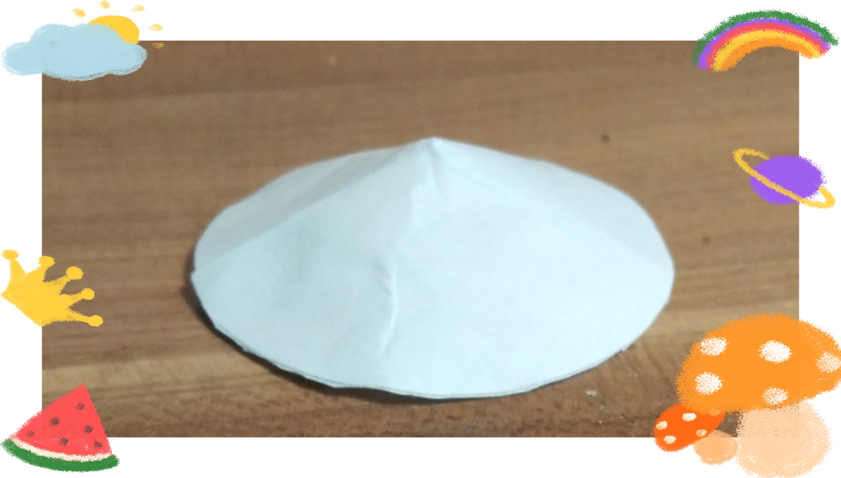 Делаем попыт из бумаги.