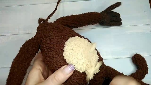 Пришиваем пузико обезьянке.mp4