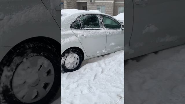 Вот так мы выезжаем на работу, Татарстан.