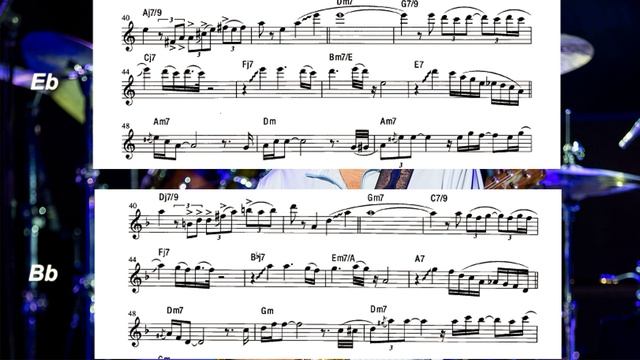 Santana – Europa (Earth's Cry Heaven's Smile) | Sheet Music | саксофон альт и тенор | минус