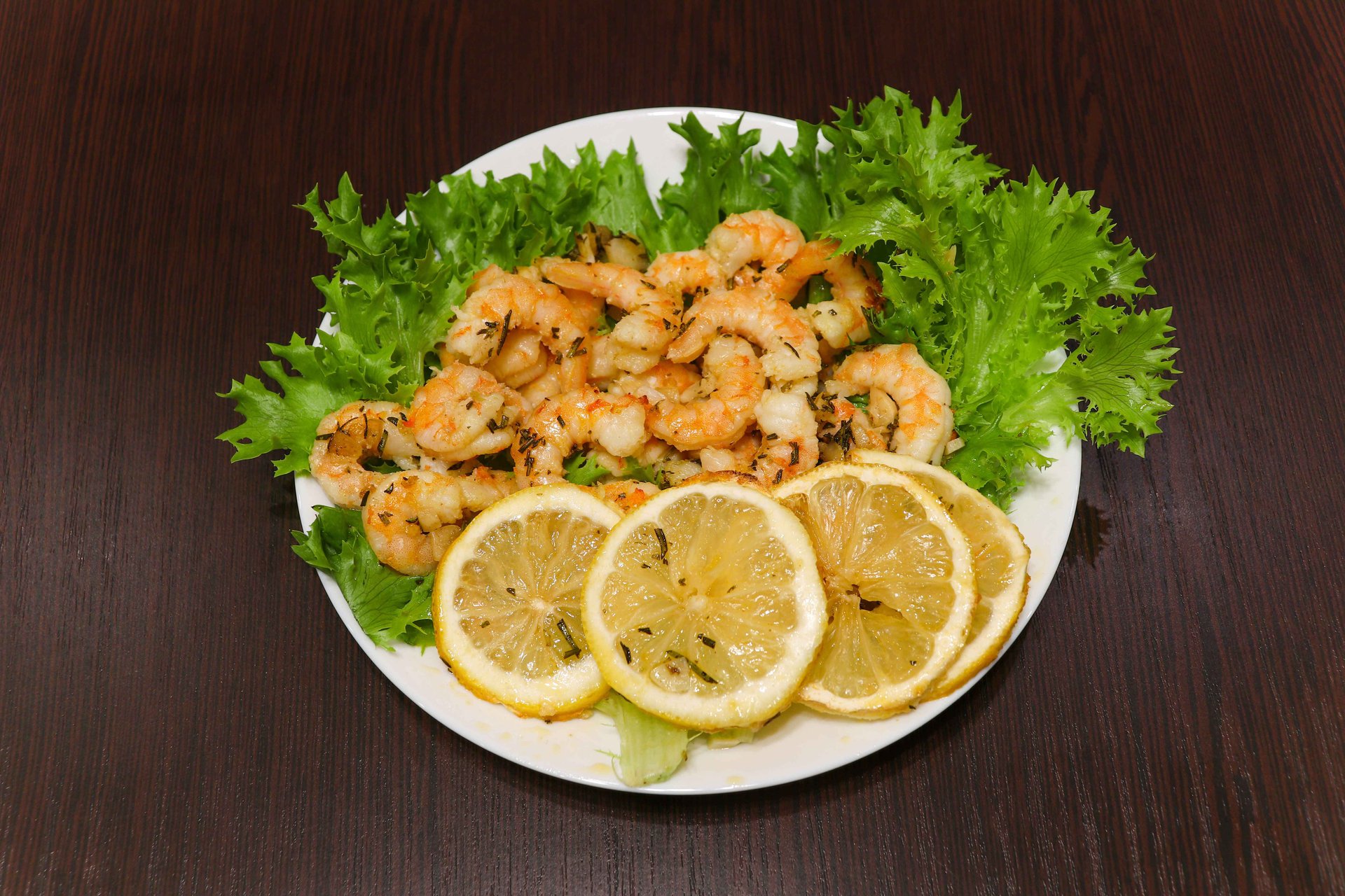 Запечённые креветки