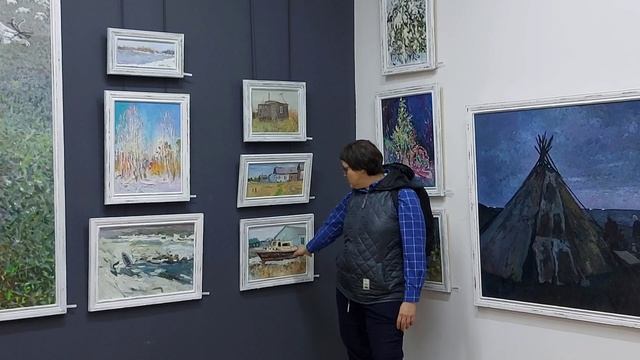 Экскурсия по выставке "Ёлочка и кораблик" Елены Ильянковой (09.11.2023)