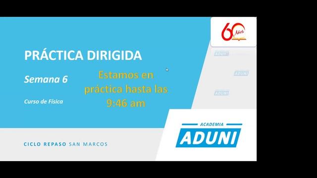 San Marcos REPASO 2021 | Semana 06 Física