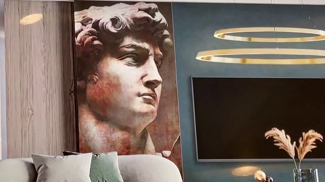 Изображения Давида и Венеры в макси-форматах. Сюжет картины Боттичелли "Весна" в панно.