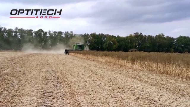 Комбайн ОПТИТЭК линейки METALFOR 2635 на уборке сои