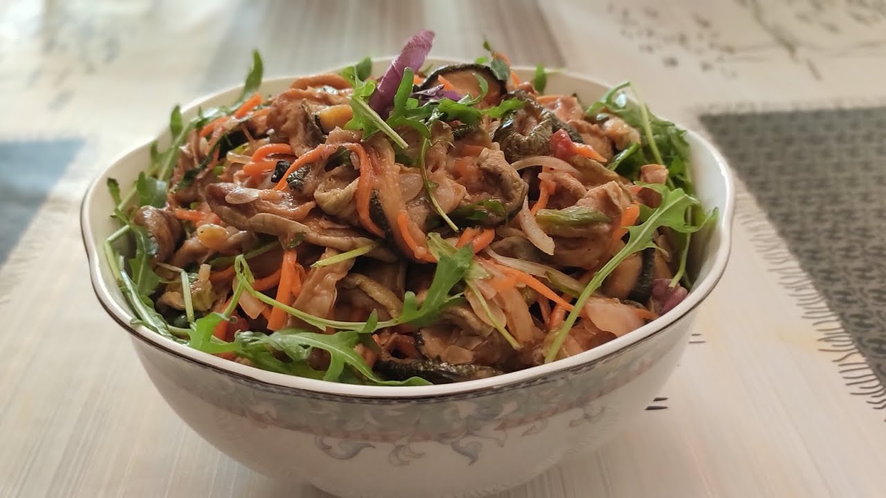 Вкусный салат из моих кабачков! Опустошаем запасы, перед новым сезоном кабачков!