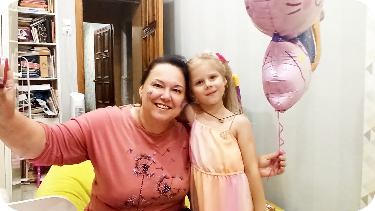 Креативный визажист, обзор треш-салона ? День рождения Василисы!