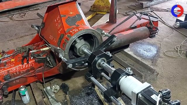 Восстановление посадочных поверхностей основания и колонны манипулятора ОМТЛ