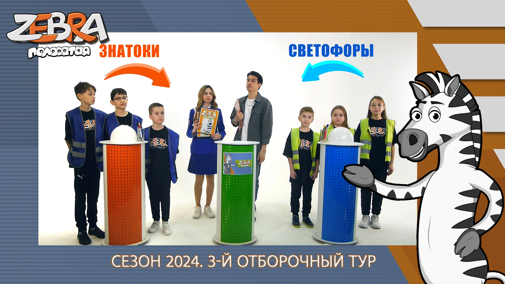 Полосатая зебра. Сезон 2024. 3-й отборочный тур.