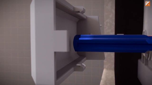 KKPOL Монтаж клавиши обычный и SLIM