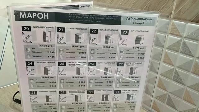 Краснодар - выбор кухонь в Castorama - 11 ноября 2023 г.