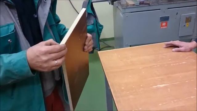 Торцовка дсп кромкой пвх 2 мм на станке IMA