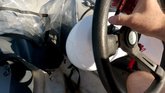 Риб Stel 360 Light, С дистанцией. Замер  скорости.