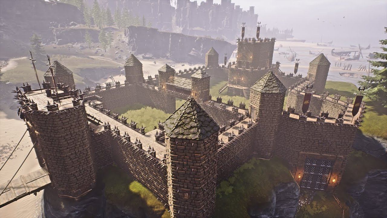 HOW TO BUILD A CASTLE [TIMELAPSE] - CONAN EXILES: Isle of Siptah