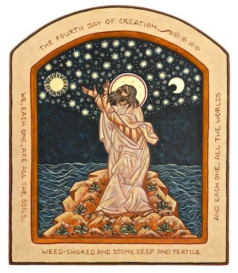 Редкие иконы о сотворении мира