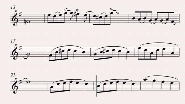 Сихлер Д. "Pop-corn" -  ноты и видео-минусовка для саксофона-сопрано, темп 60