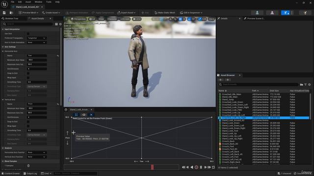 7. Create the look around blends