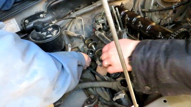 шевроле нива правильное снятие головки блока