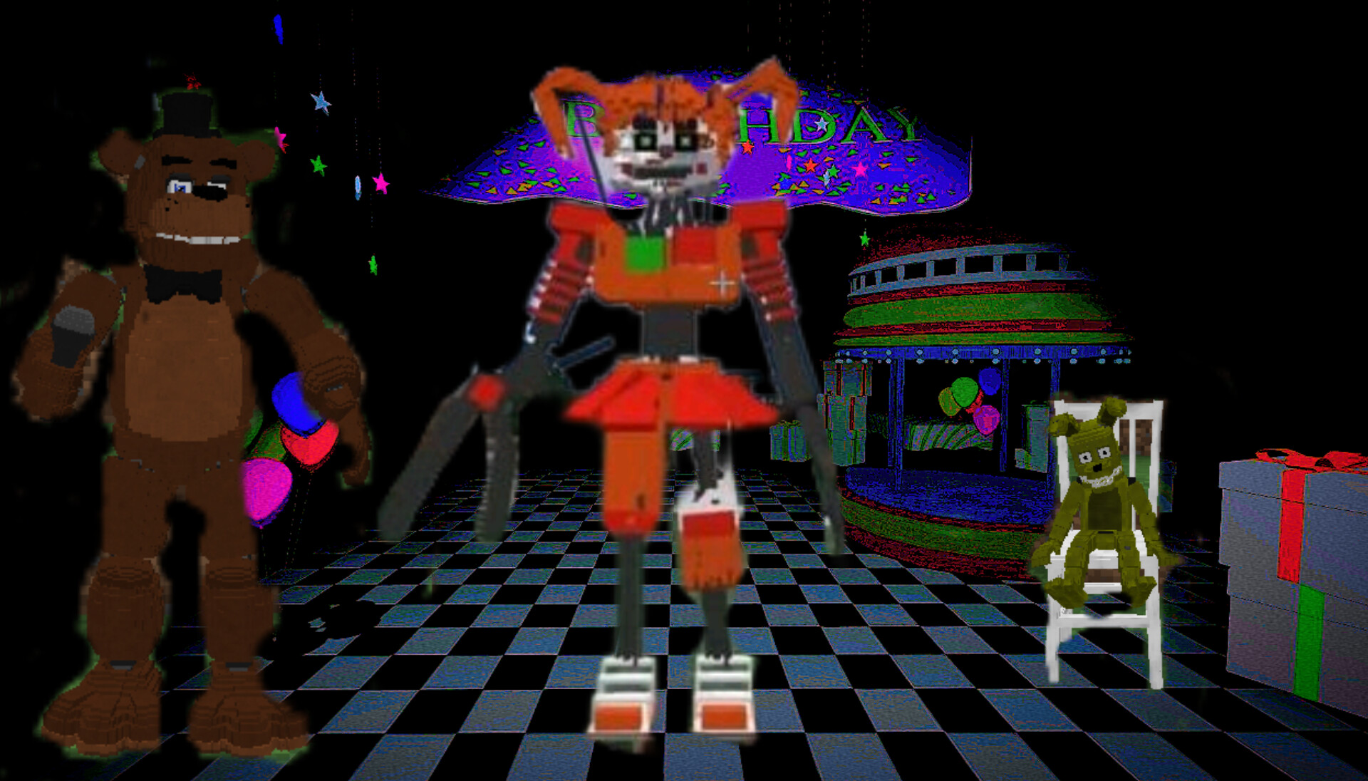 Фнаф есть в Minecraft?! ? ~Minecraft~ (ссылка на приложение где я скачал моды в описании ???)