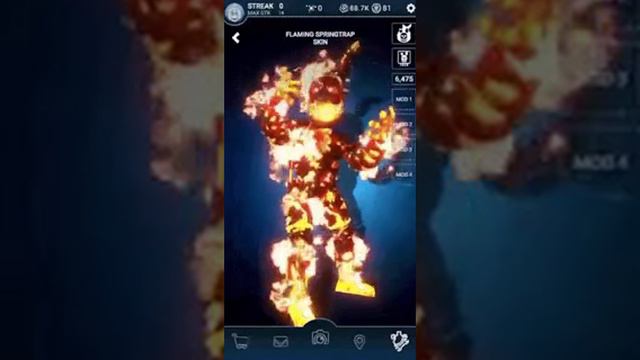 Горящий спрингтрап из фнаф спешл деливери