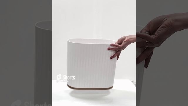 Сенсорное мусорное ведро, овал, Foodatlas JAH-6713, 8 л (белый)