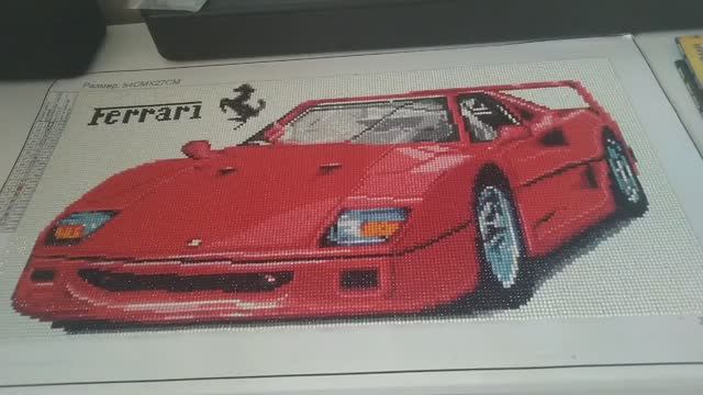 Алмазная картина / Картина стразами / Феррари