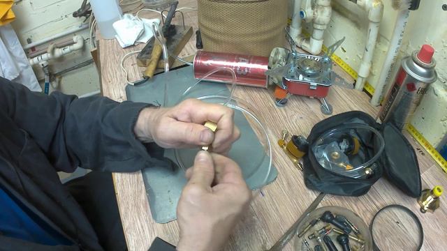 Переделка Туристической Плитки под Цанговый, Винтовой и 5л. баллон.