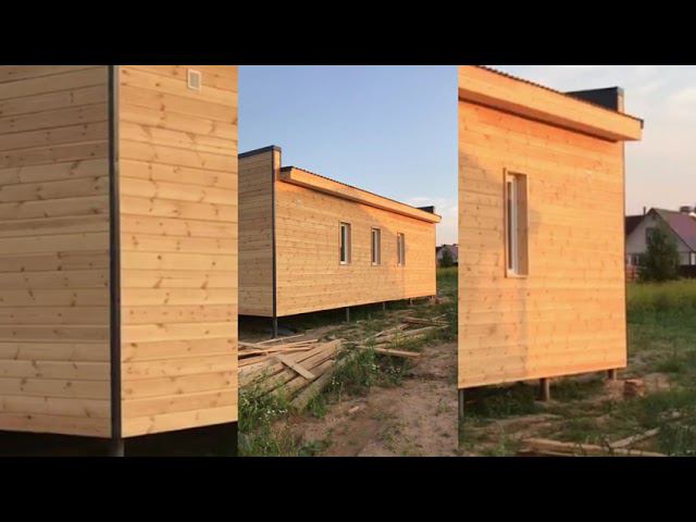Патио Хаус 70м2 с панорамными окнами
