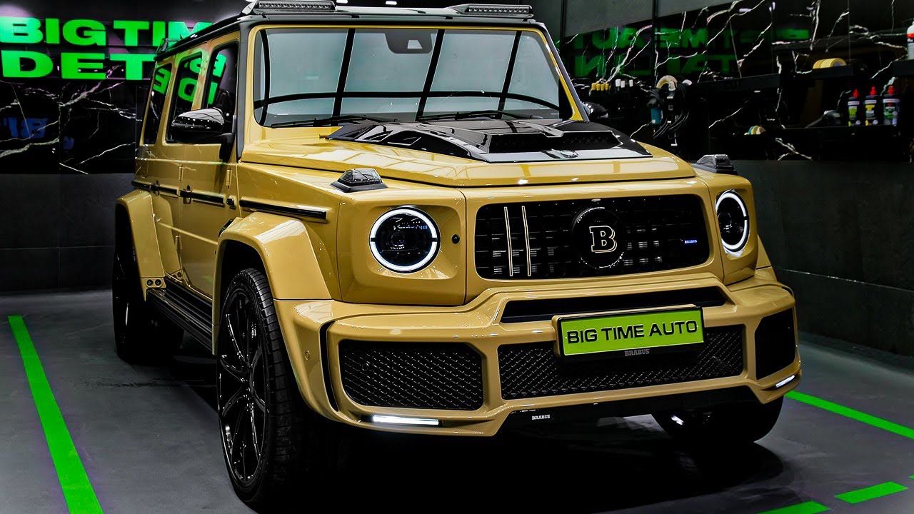 Mercedes G63 BRABUS 2023 г.в.(Интерьер и экстерьер) Обзор Немецкого внедорожника.