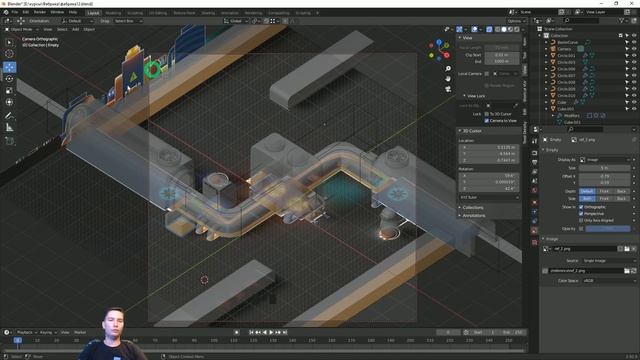 22 – Постановка света.