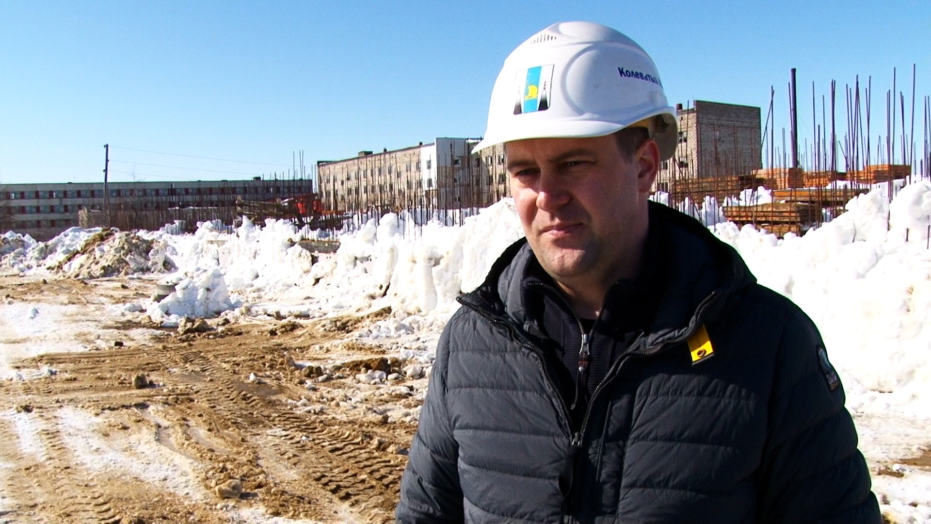 В Охе с рабочим визитом побывал министр строительства региона