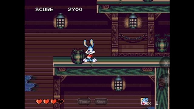 Tiny Toon Adventures тур корабль и там же босс. sega mega drive  эмуль