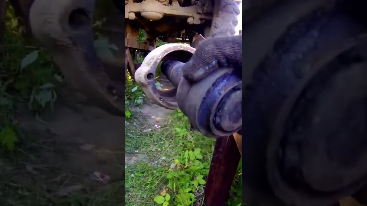 ‼️Болезнь камазовских штанг на ЗИЛ-131! Разбивает корпус пальцев штанг. ПОЛНОЕ видео ЗДЕСЬ ⬇️