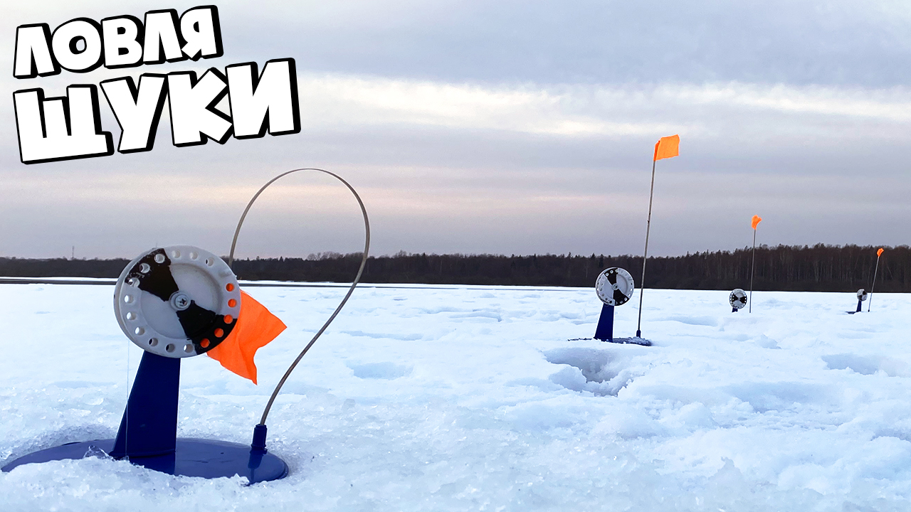 ЭТО ЗИМОВАЛЬНАЯ ЩУЧЬЯ ЗАВОДЬ! ЖЕРЛИЦЫ СРАБАТЫВАЮТ КАК ИЗ ПУЛЕМЕТА!