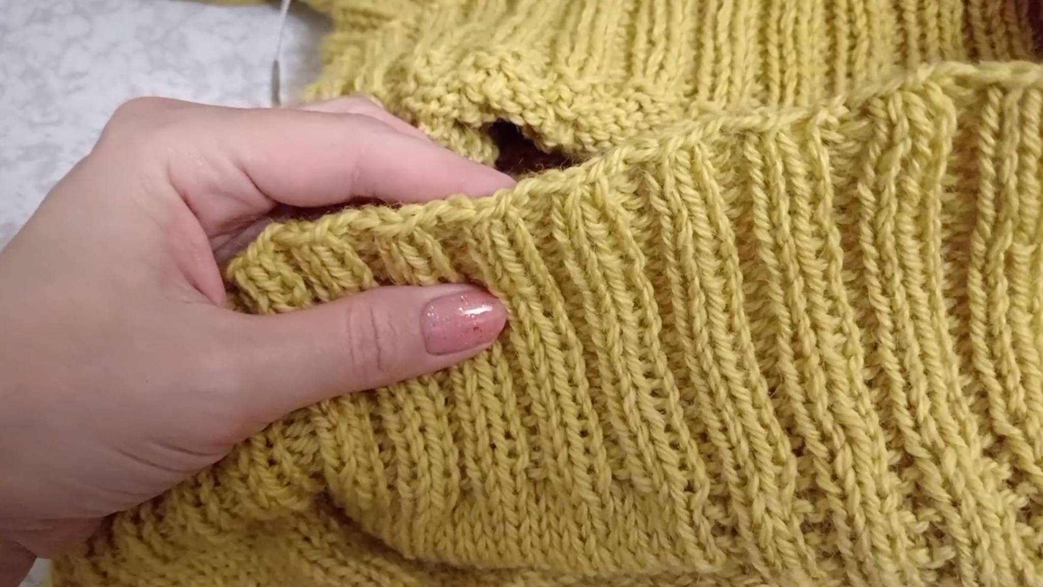 Эластичное закрытие резинки 2*2.