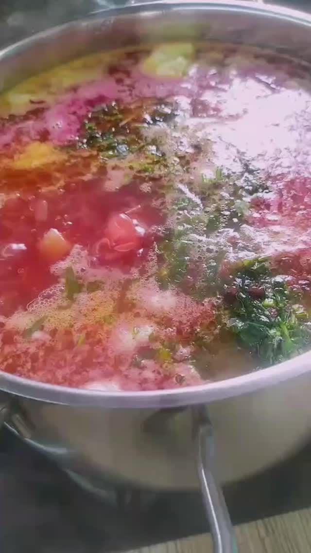 Борщ постный очень вкусный - секрет - смотрите до конца!