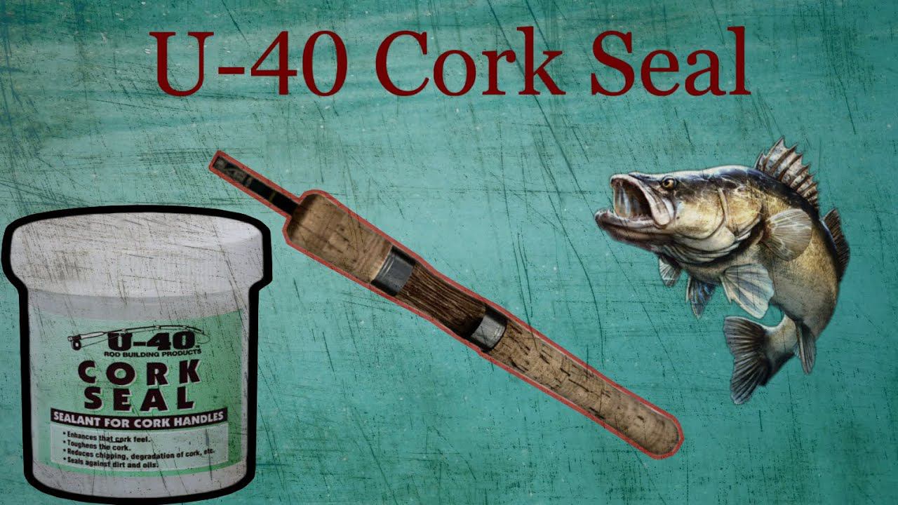 U-40 Cork Seal. Обработка пробковой рукояти спиннинга в домашних условиях.